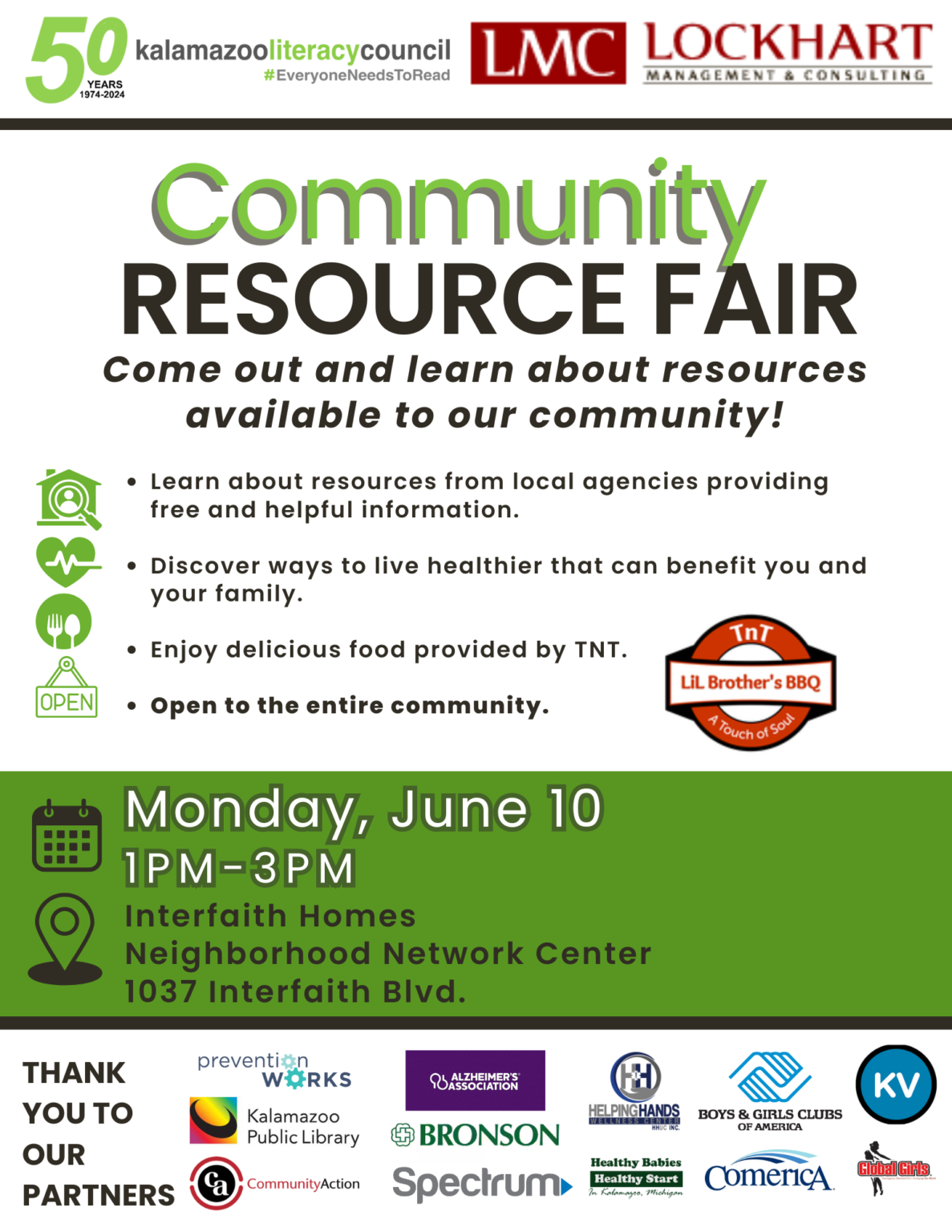 Community Resource Fair | Kalamazoo Literacy Council